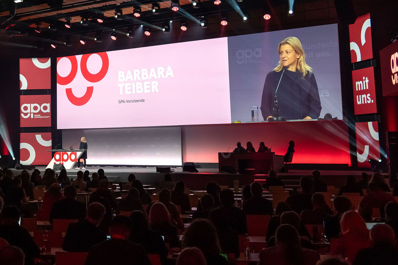 Barbara Teiber mit 97,7 Prozent als Vorsitzende wiedergewählt | GPA