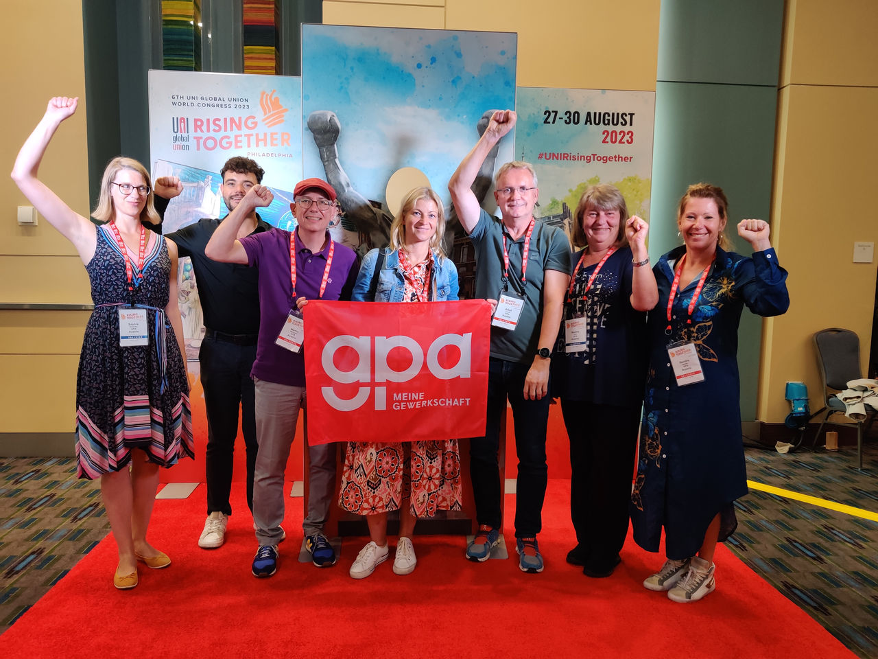 Rising Together: 6. UNI Global Union Weltkongress | GPA